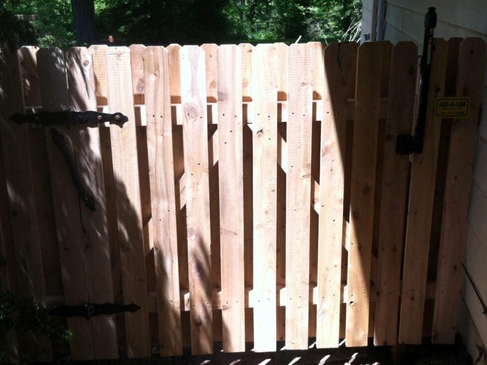 Pool Code Wood Gate - Add A Link Fence Company