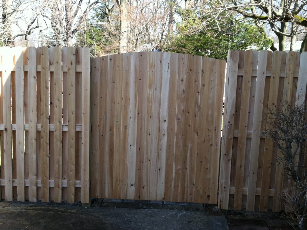 Custom Cedar Gate - Add A Link Fence Company