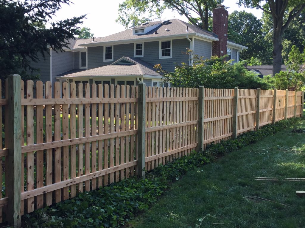 Custom Cedar Spaced Picket Fence - Add A Link Fence Company
