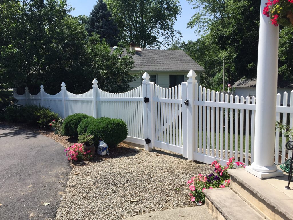 Classic PVC Picket Fence - Add A Link Fence Company