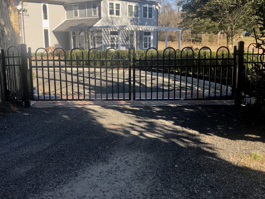 Concord Style Automated Estate Gate - Add A Link Fence Company