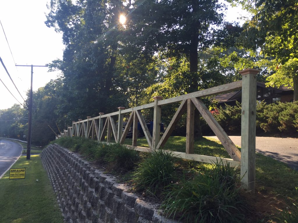 Custom Post and Rail Fence - Add A Link Fence Company