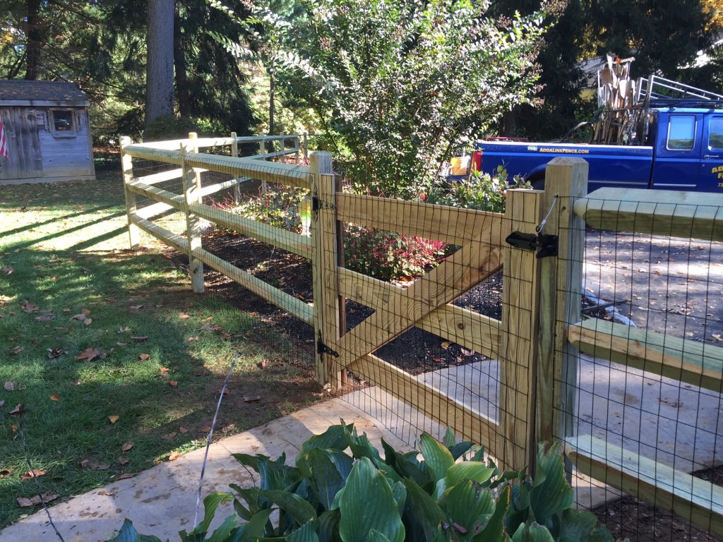 Doweled Post and Rail Fence - Add A Link Fence Company