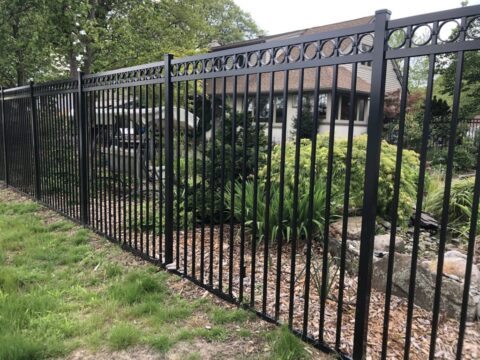 Jerith Regency Aluminum Fence With Rings - Add A Link Fence Company