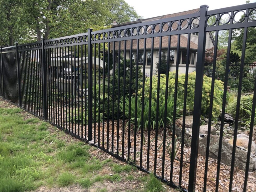 Jerith Regency Aluminum Fence With Rings - Add A Link Fence Company