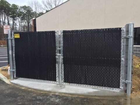 Commercial Chain Link Double Gate - Add A Link Fence Company