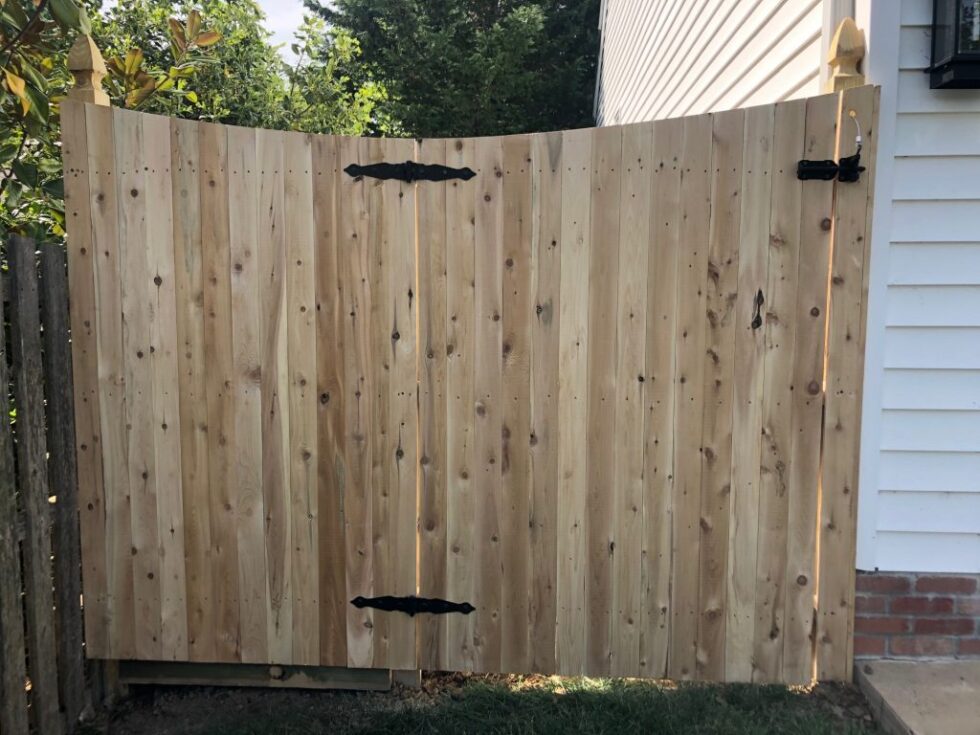 Swept away with this cedar gate and fence section combination - Add A ...